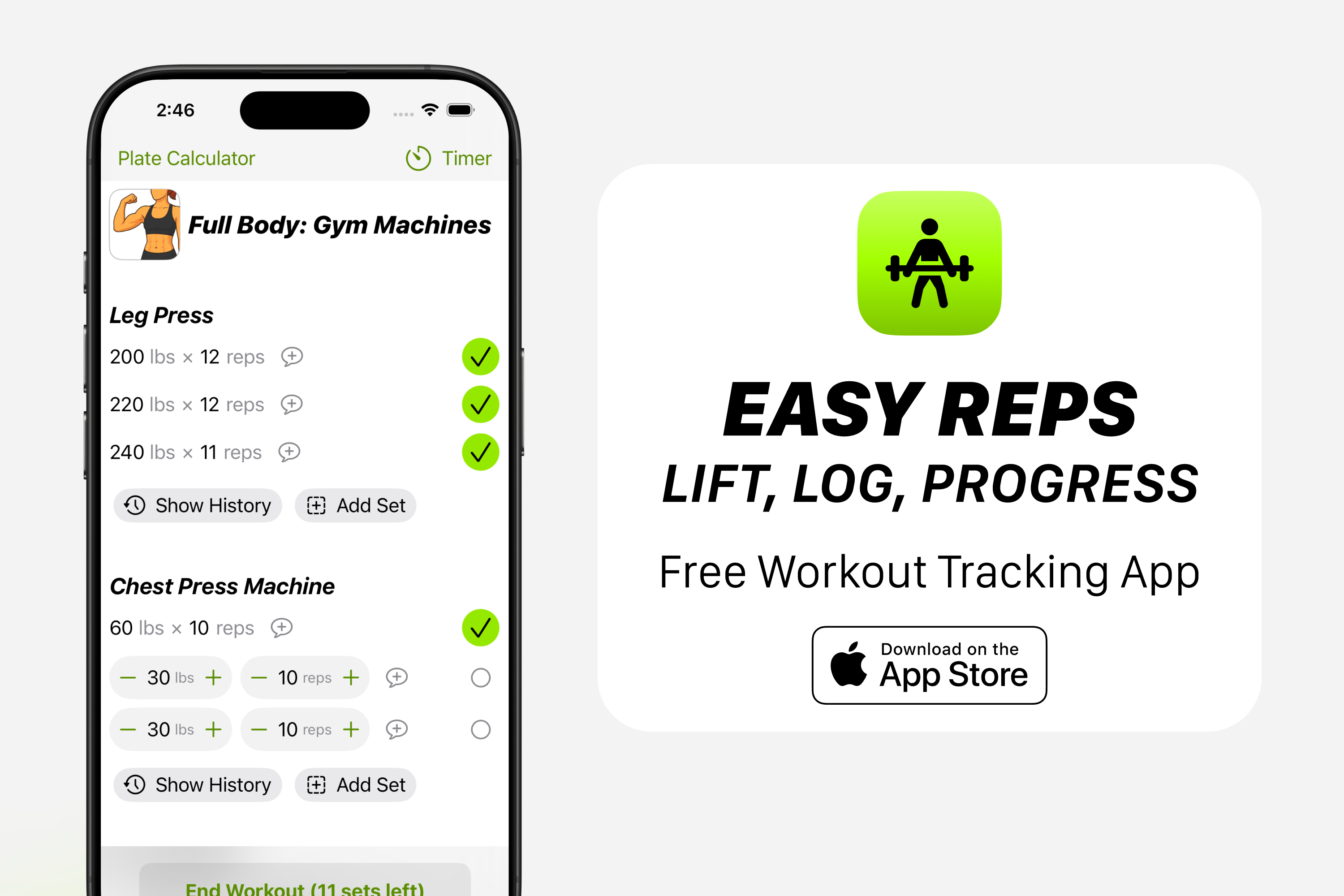 Easy Reps - Workout Tracking App